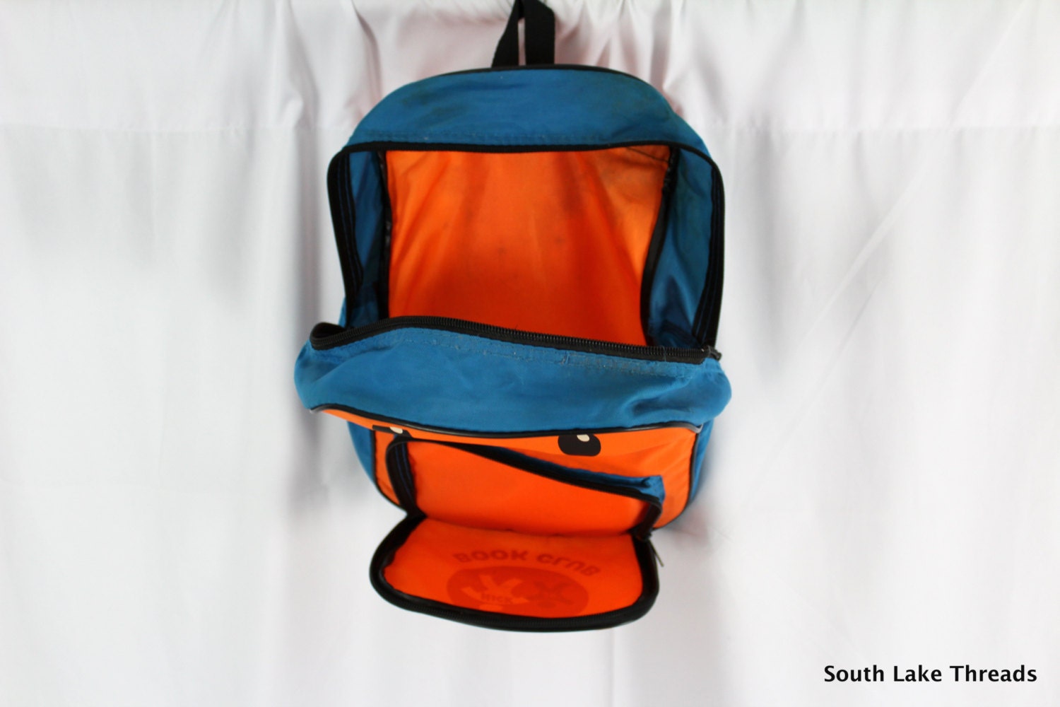 vt9 rare 90s nickelodeon Nick Jr Book Club backpack Orange