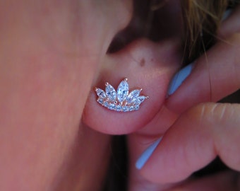 Crown earrings | Etsy