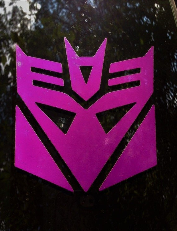 Items similar to Decepticon permanent vinyl decal on Etsy