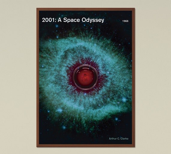 2001: A Space Odyssey Large literary book by RedHillPrintables