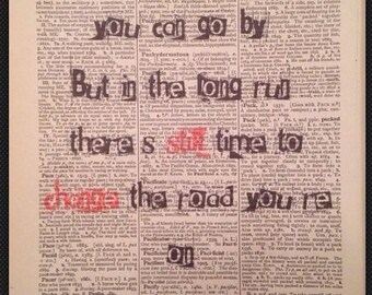 Led zeppelin lyrics | Etsy