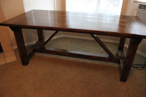 Rustic Farmhouse Dining Table Made in Oregon