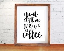 Unique coffee cup sign related items | Etsy