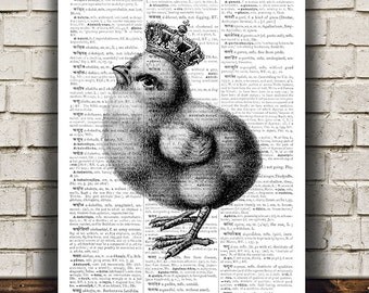 Items similar to Nursery Decor Baby Chick- Print on Etsy