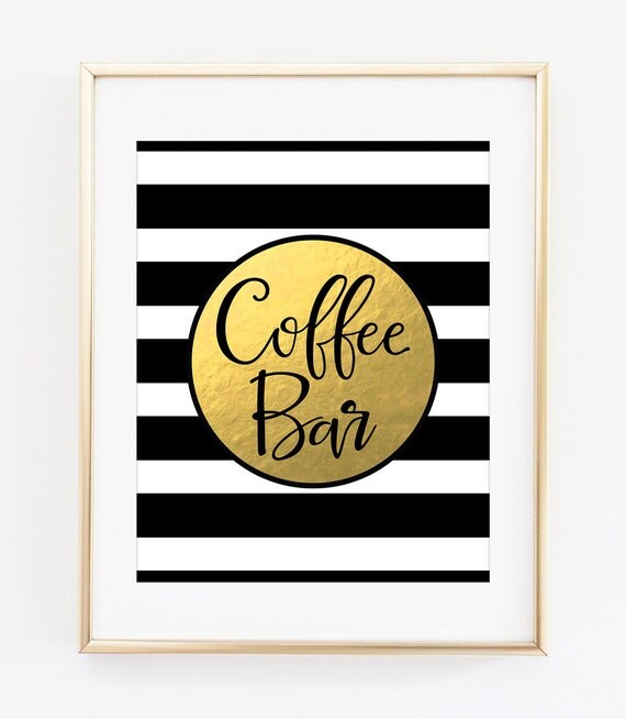 Coffee Bar Sign Printable Art Print Coffee Bar Decor Coffee