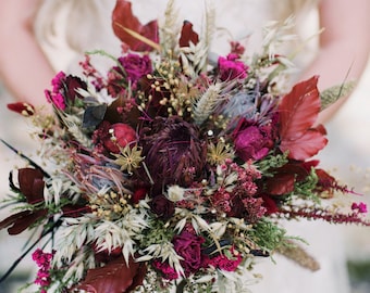 Silk flower bouquet | Etsy