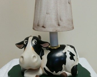 Cow lamp | Etsy
