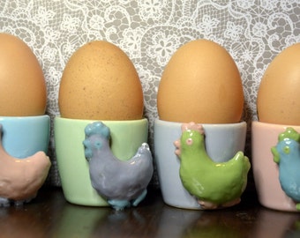 Chicken egg cup | Etsy