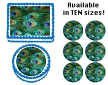 Popular items for peacock cake topper on Etsy