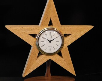 Unique exotic wood clock related items | Etsy