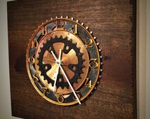 Unique clock to repurpose related items | Etsy