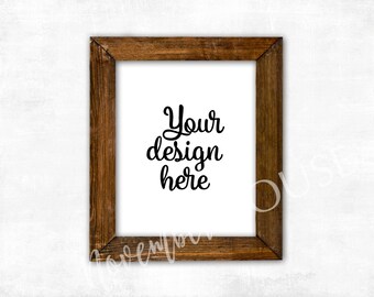 Unique rustic wood frames related items | Etsy