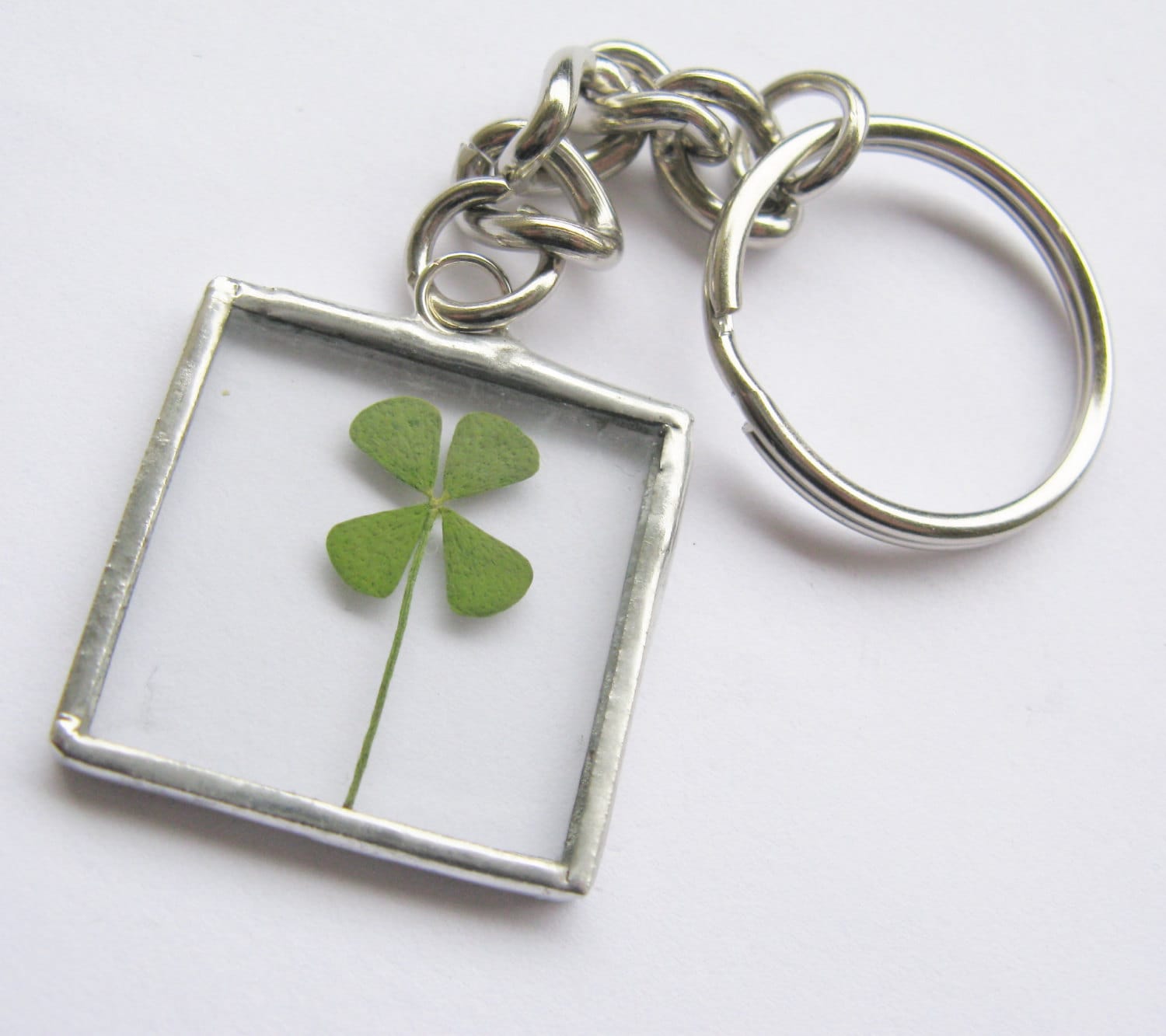 four leaf clover keychain keychain stocking stuffers