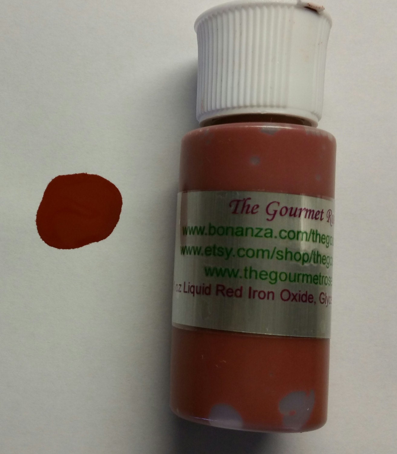 1 oz LIqUiD RED IRON OXIDE Soap Colorant All by thegourmetrose