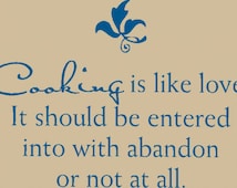 Unique cooking is like love related items | Etsy