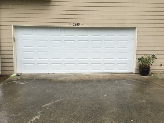 Garage door decal handles and hinges by CreativityCustomized