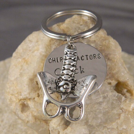 Items similar to Chiropractors Crack Me Up Keychain on Etsy