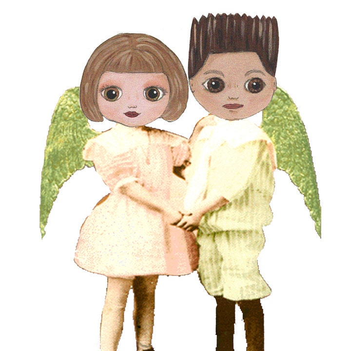 Gemini Angel Art by GeminiAngelArt on Etsy