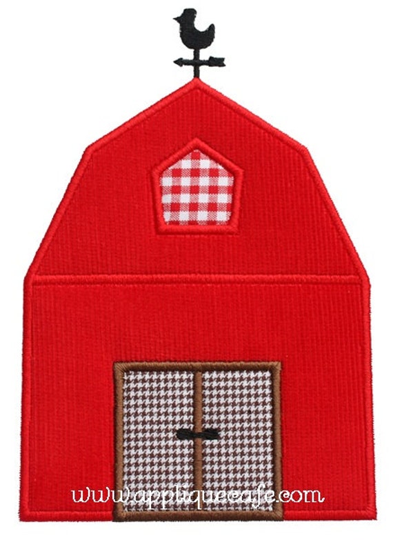 497 Barn Machine Embroidery Applique Design