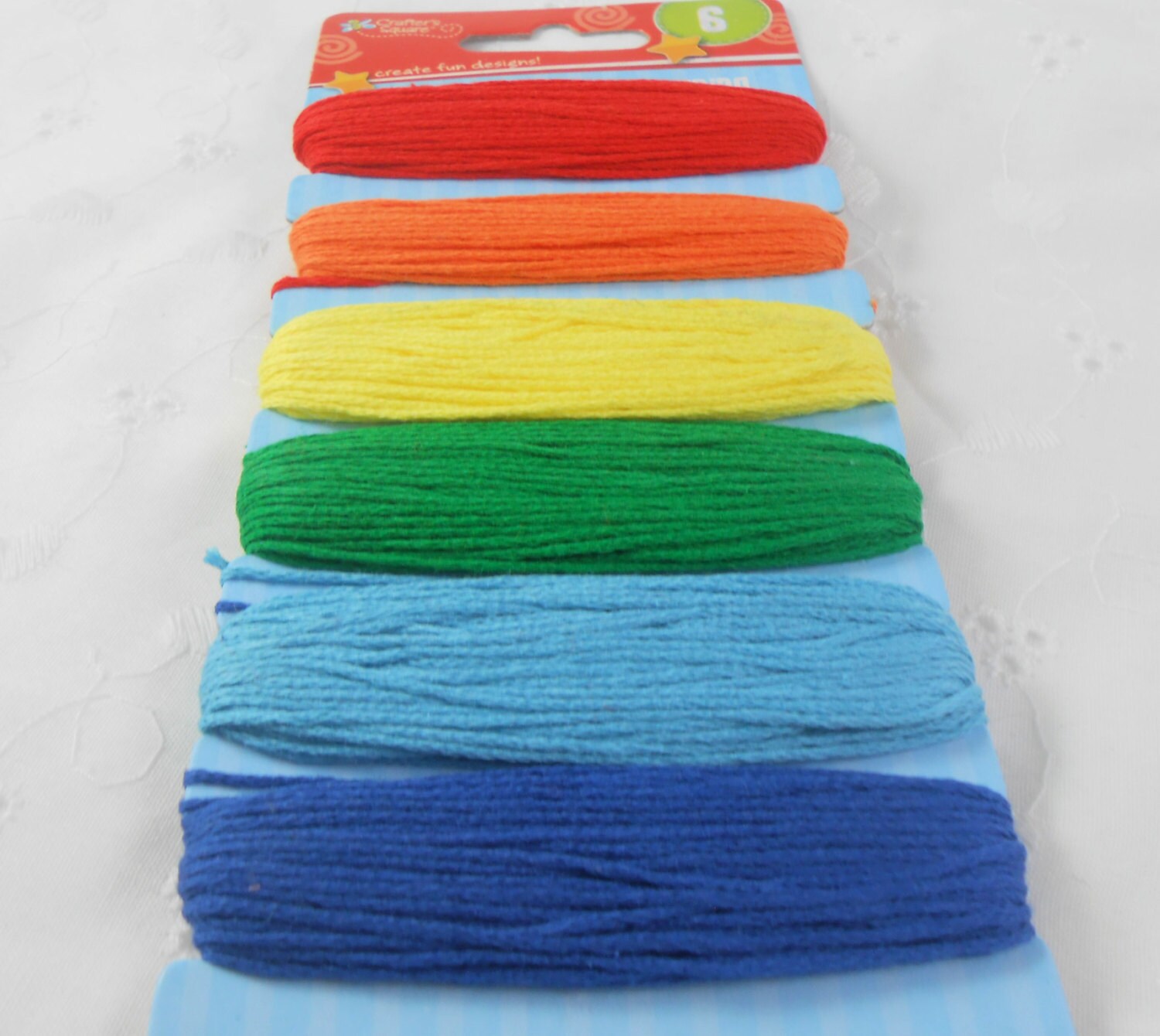 Rainbow colored craft string trim Variety by LayoutsFromTheHeart