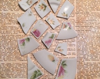 Broken plate pieces | Etsy