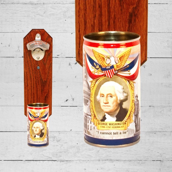 Retro Bar Decor George Washington Wall Mounted Bottle by HandySam