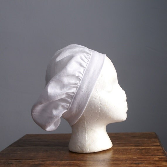 renaissance muffin cap hat medieval caul by Tonyaringdesigns