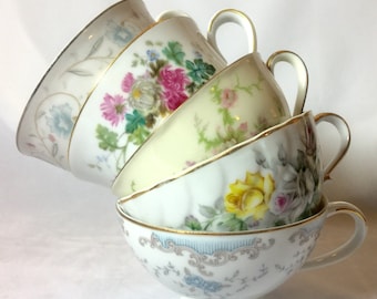 Mismatched teacup | Etsy