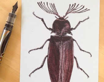 Creepy drawing | Etsy