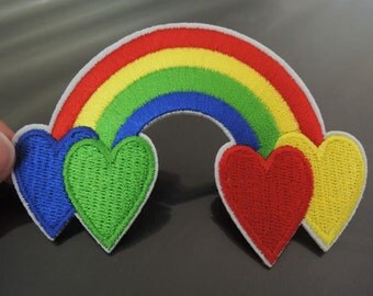 Rainbow patches | Etsy