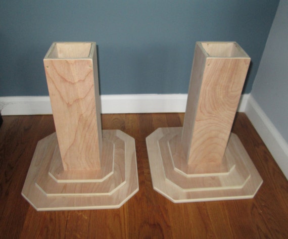 Furniture Risers 12 Inch All Wood Construction Unfinished