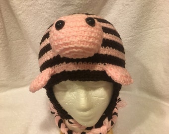 Crocheted turtle hat | Etsy