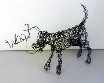 Wire Animals unique sculptures made from wire. by wireanimals