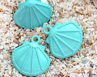 Oyster shell pendant | Etsy