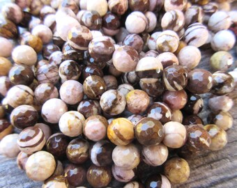 Brown zebra jasper | Etsy