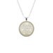 Inspirational Quote Necklace Pendant Midrash Hebrew