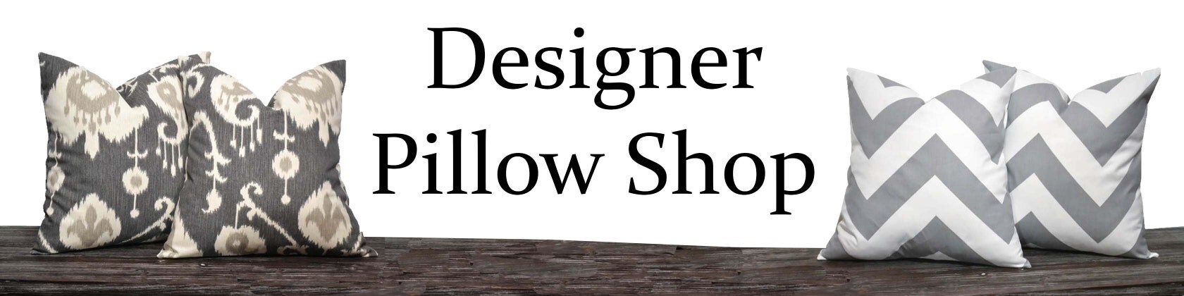 Designer Pillows and Curtains in Trendy by DesignerPillowShop
