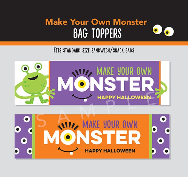 Get Make Your Own Monster Printable Simple School Info