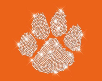 Clemson paw print | Etsy