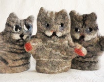 Unique felted hand puppet related items | Etsy