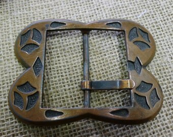 Copper belt buckle | Etsy