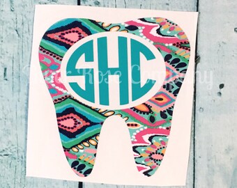 Tooth decal | Etsy