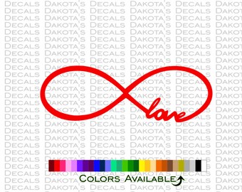 Infinity loop decal | Etsy