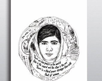 Malala yousafzai | Etsy