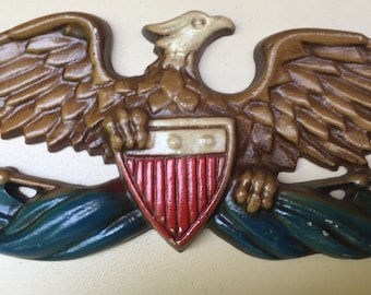 Eagle wall plaque | Etsy