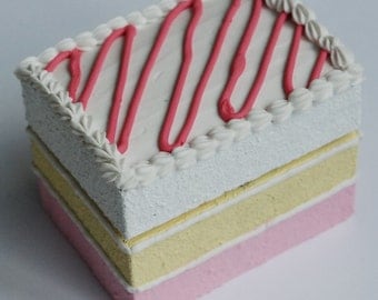 Fake cake slice | Etsy