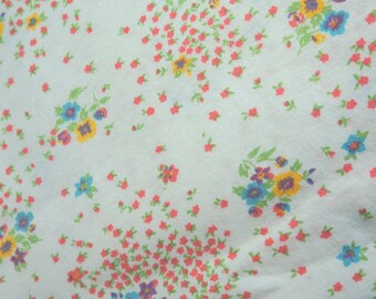 Floral knit fabric | Etsy