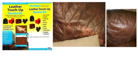 Liquid Leather Touch Up Recolor Kit Includes 7 Mixable Colors