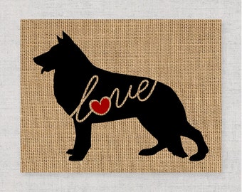 Love german shepherd | Etsy