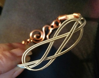 Made to Order Copper Guitar Pendant wire wrapped jewelry